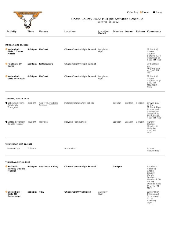 Live Feed | Chase County Schools
